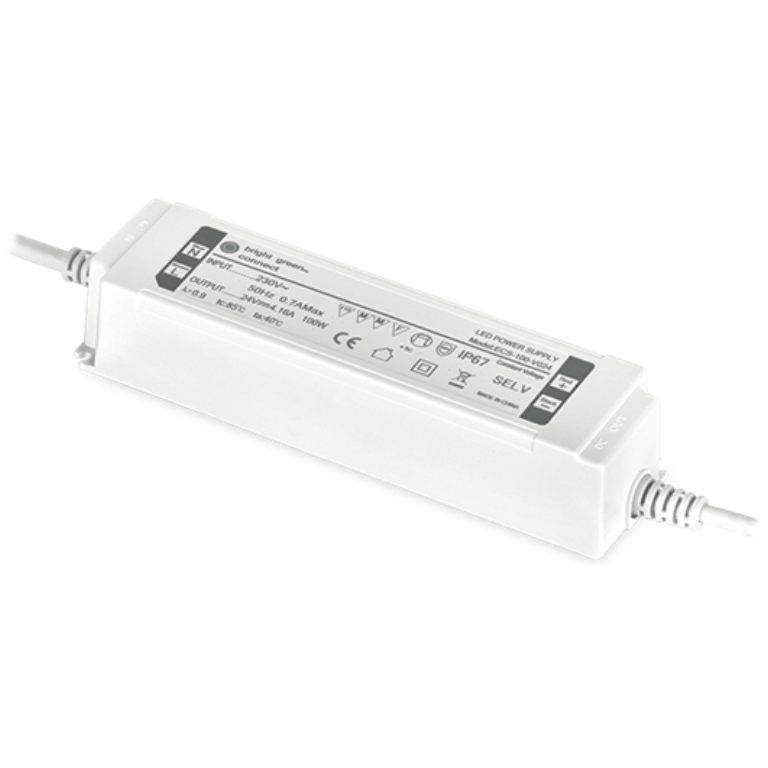 Aurora Lighting 180-264V 100W 24V IP67 Non-dimmable Constant Voltage ...