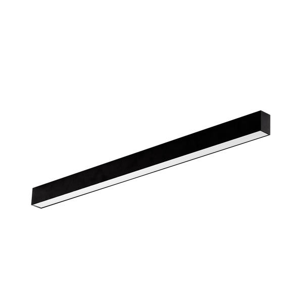 Aurora Lighting INTERLED 230V 40W LED 1.5m Prismatic Linear DALI Black ...