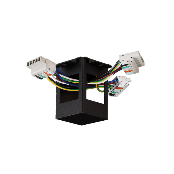 Aurora Lighting INTERLED T-Connector without DALI driver for AU-LN1xx Black | UKES