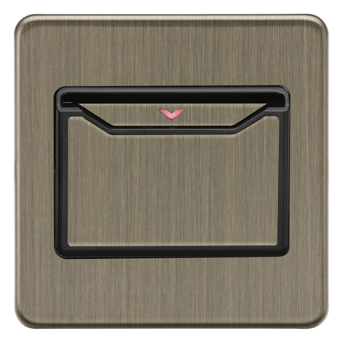 Knightsbridge Screwless Antique Brass 32A 1 Gang Key Card Switch | UKES