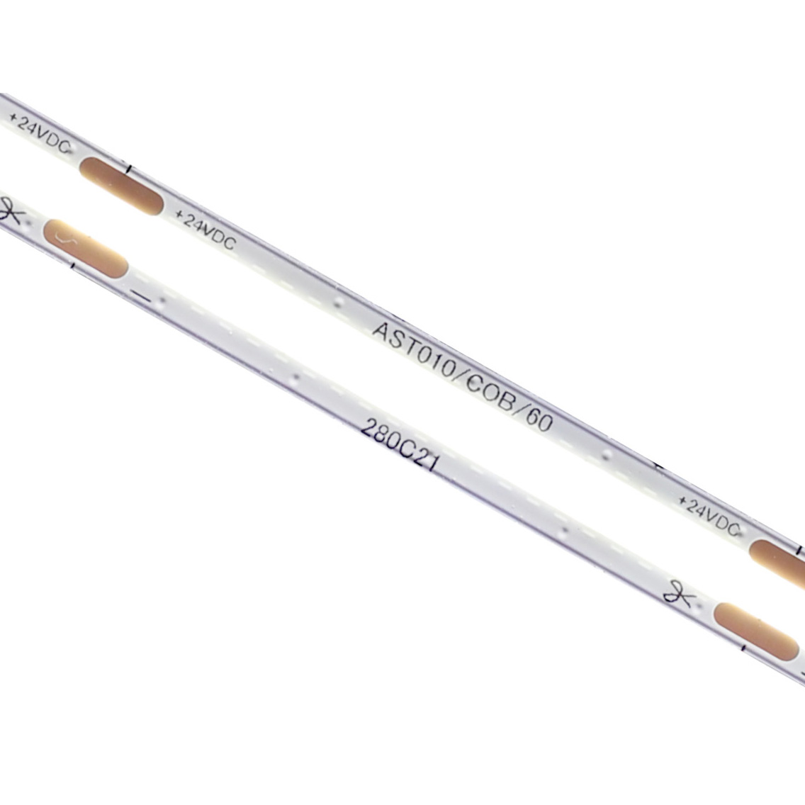 ALL LED 4m Length of Seamless 24V 10w/m IP20 3000K COB Dotless LED ...