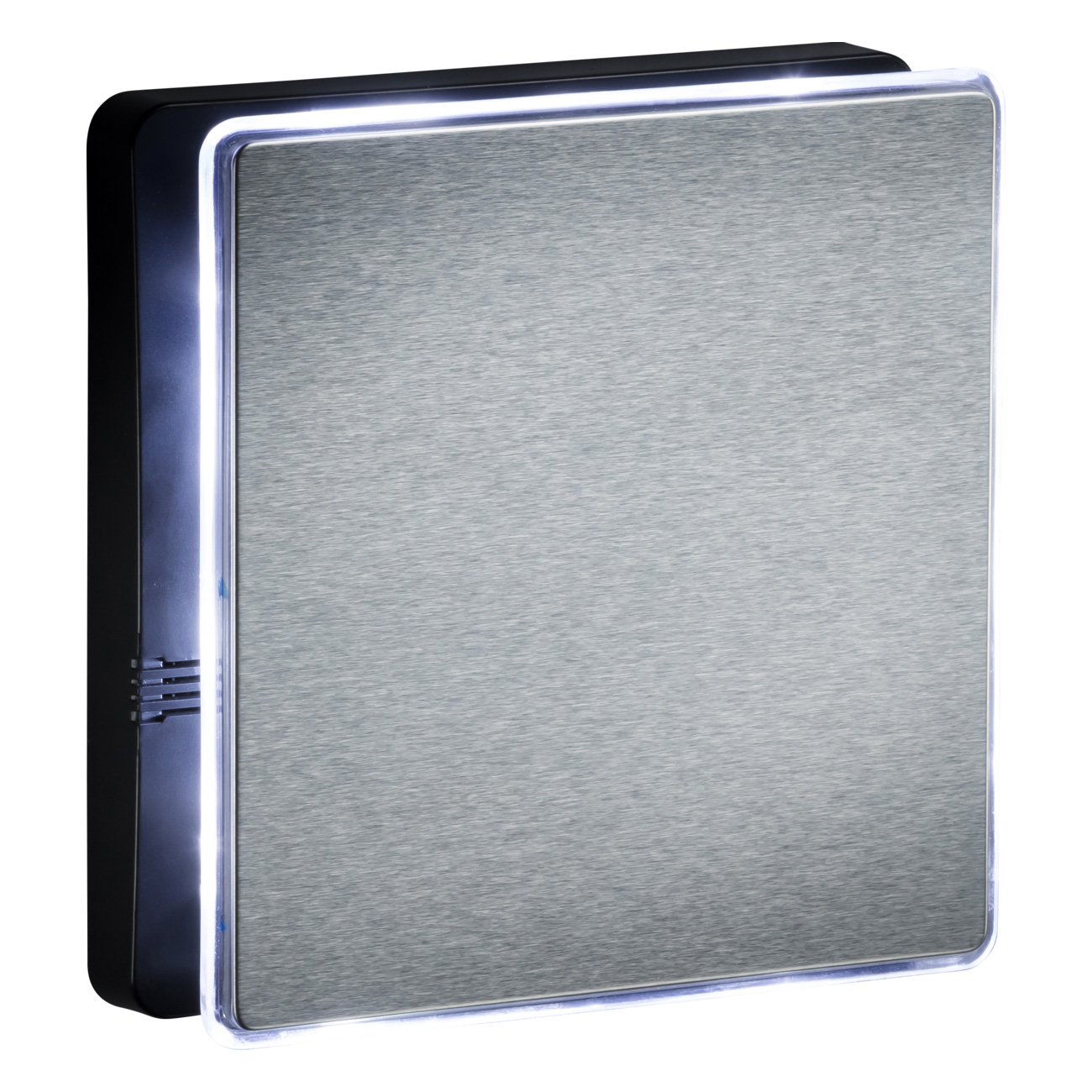 Knightsbridge Steel IP45 100mm LED Backlit Extractor Fan with Overrun ...
