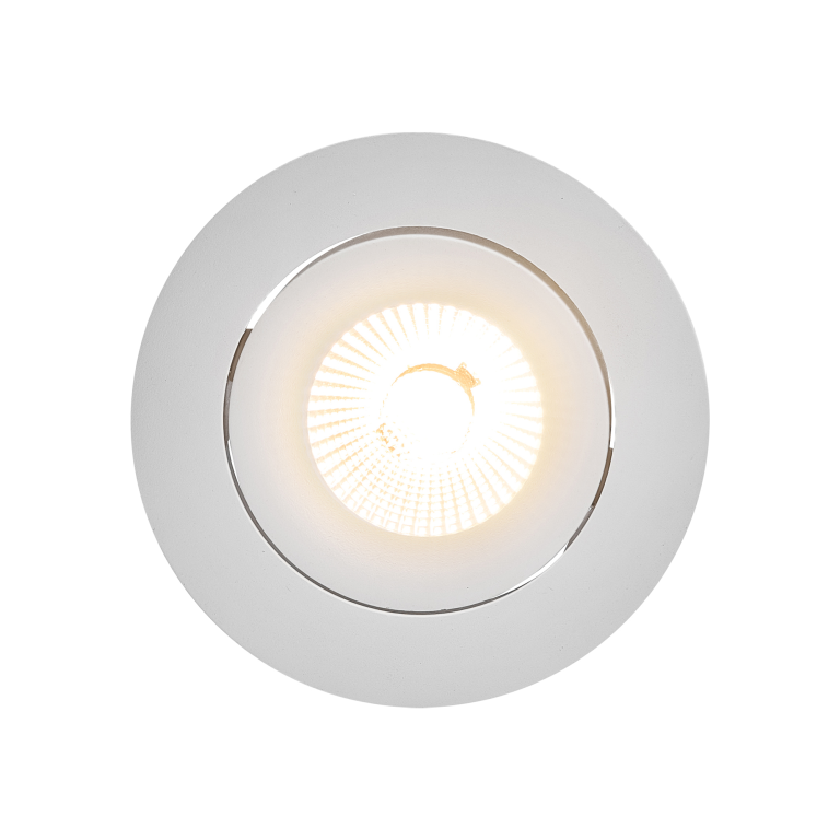 Nordlux Aliki 8W 2700K Dimmable Adjustable White IP44 LED Downlight | UKES