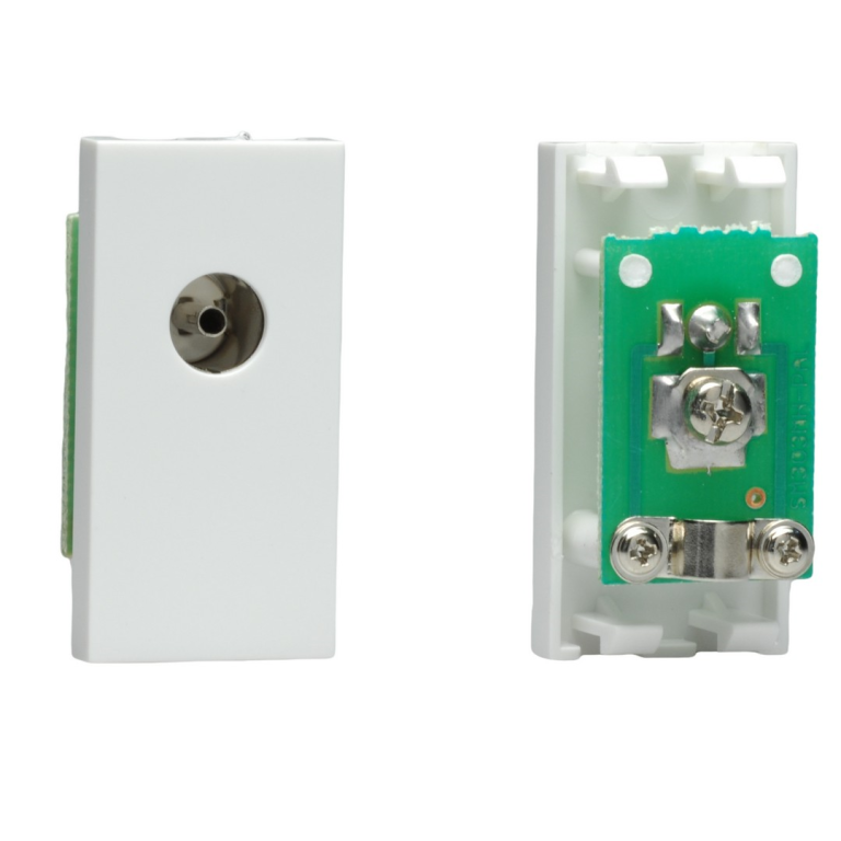 Varilight DataGrid White Female Co-axial TV Socket Module | UKES