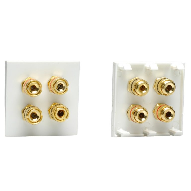 Varilight DataGrid White 4 Socket Gold Plated Banana/Binding Post ...