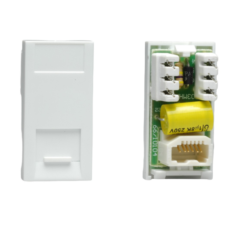 Varilight DataGrid White Master Telephone Socket Module | UKES