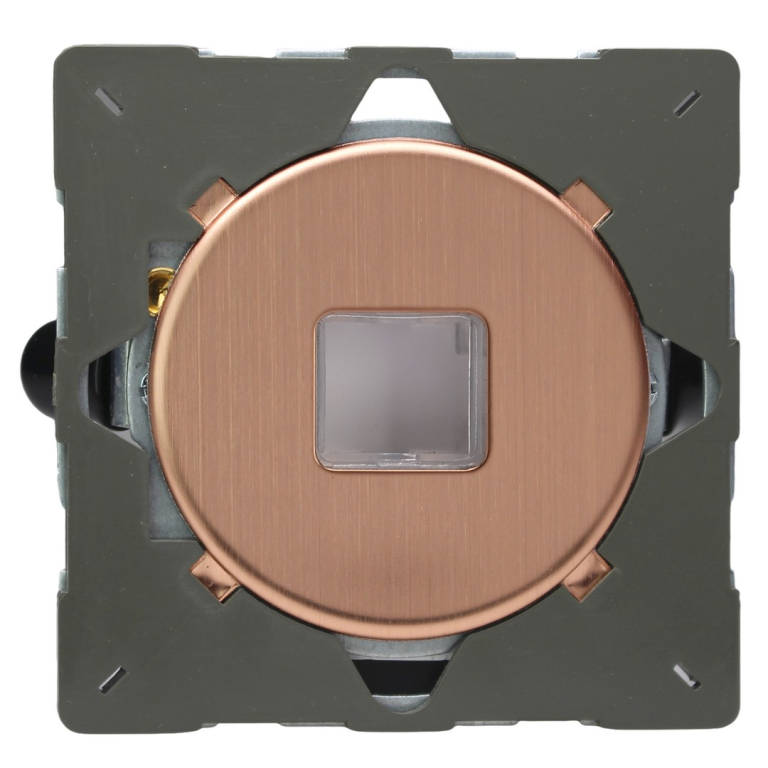 Varilight European VariGrid Brushed Copper 1 Gang EuroData Keystone ...