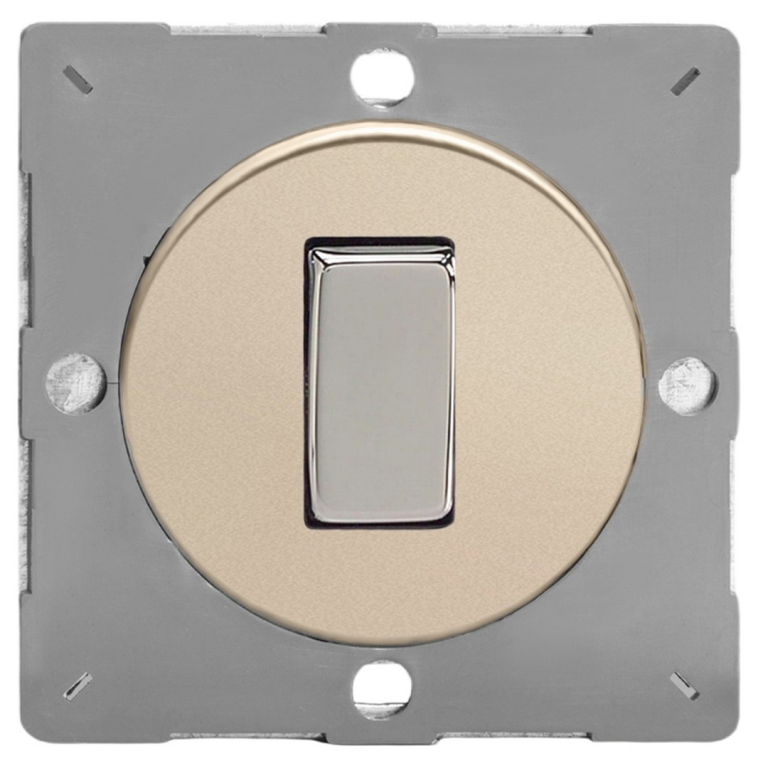 Varilight European VariGrid Satin 1 Gang 6A 1 Way Push-to-Make ...