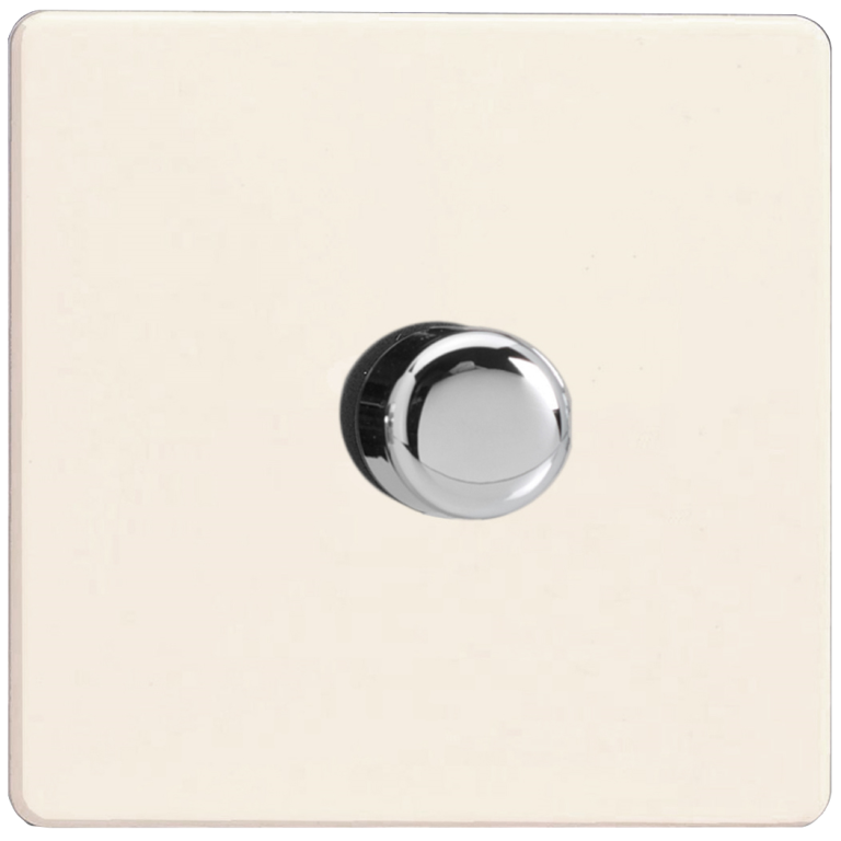 Varilight European V-Pro Matt White 1 Gang 2 Way 0-120W Push On/Off ...