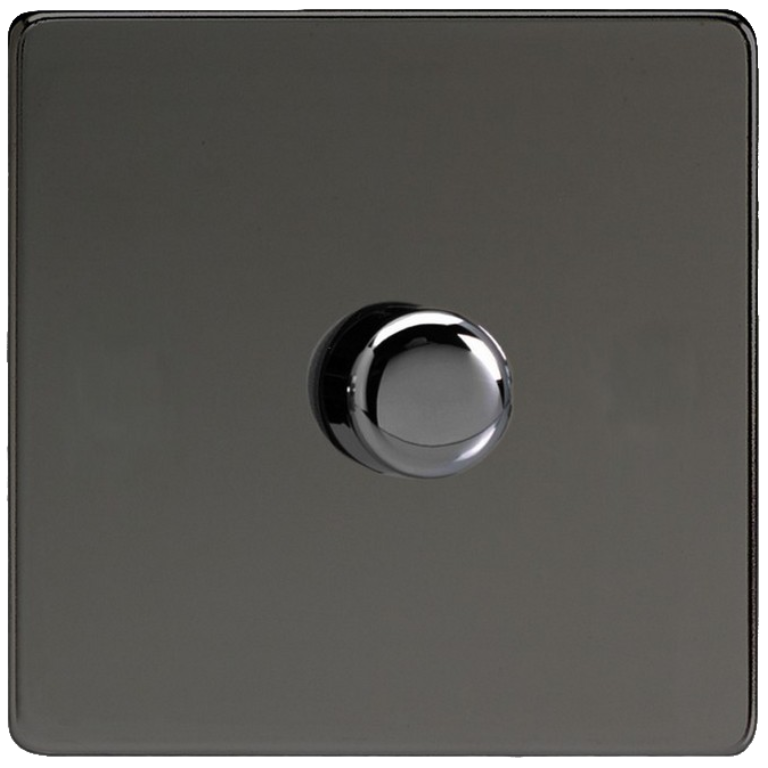 Varilight European V-Dim Iridium 1 Gang 2 Way 60-400W Push On/Off ...