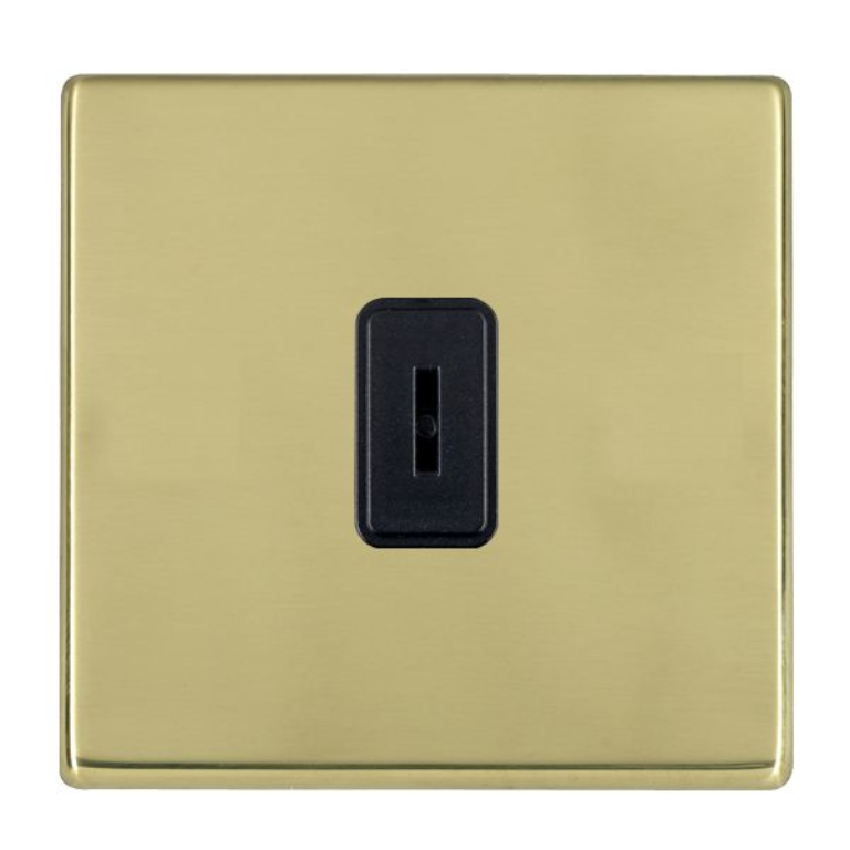 Hamilton Hartland CFX Polished Brass 20AX 2 Way Key Switch with Black ...