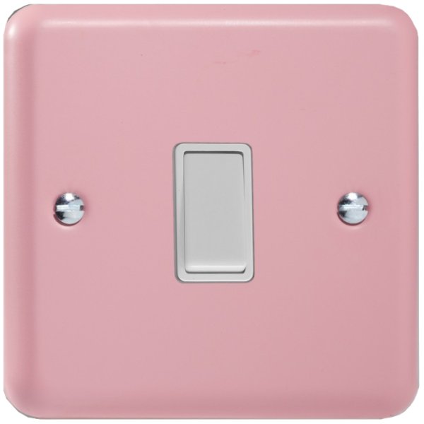 Varilight Lily Rose Pink 2 Gang 13A Switched Socket with Dual USB Ports ...