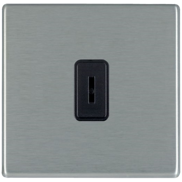 Hamilton Hartland CFX Satin Steel Effect 20AX 2 Way Key Switch with ...