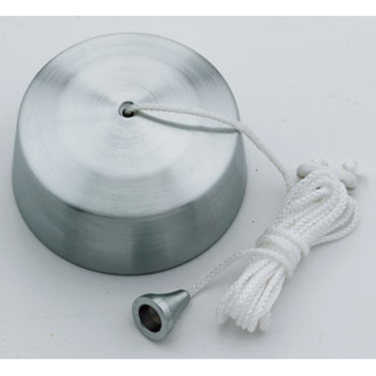 Heritage Brass Satin Chrome Ceiling Switch Two Way | UKES