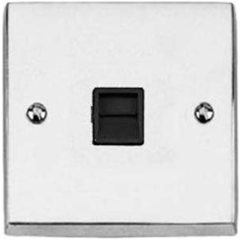 Heritage Brass Secondary Telephone Extension Socket | UKES