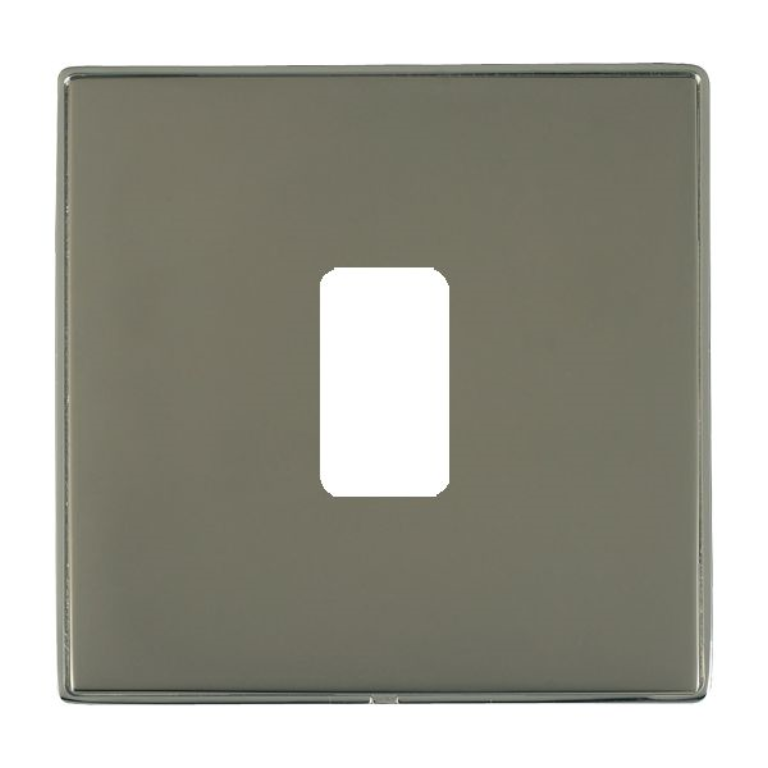 Hamilton Linea-Duo CFX Black Nickel Frame/Black Nickel Plate 1 Gang ...