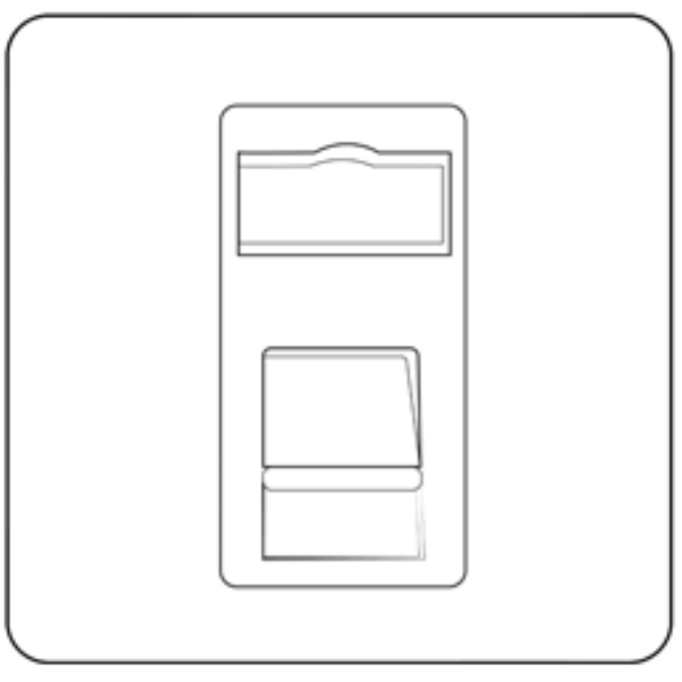 Heritage Brass 1 Gang RJ45 Data Socket | UKES