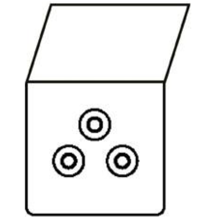 Heritage Brass Elite Floor Satin Chrome 1 Gang 5A Floor Socket - Black ...