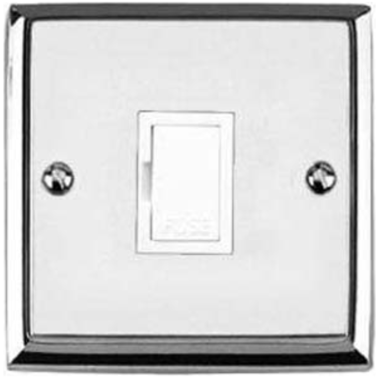 Heritage Brass Chrome Unswitched Fuse Spur | UKES