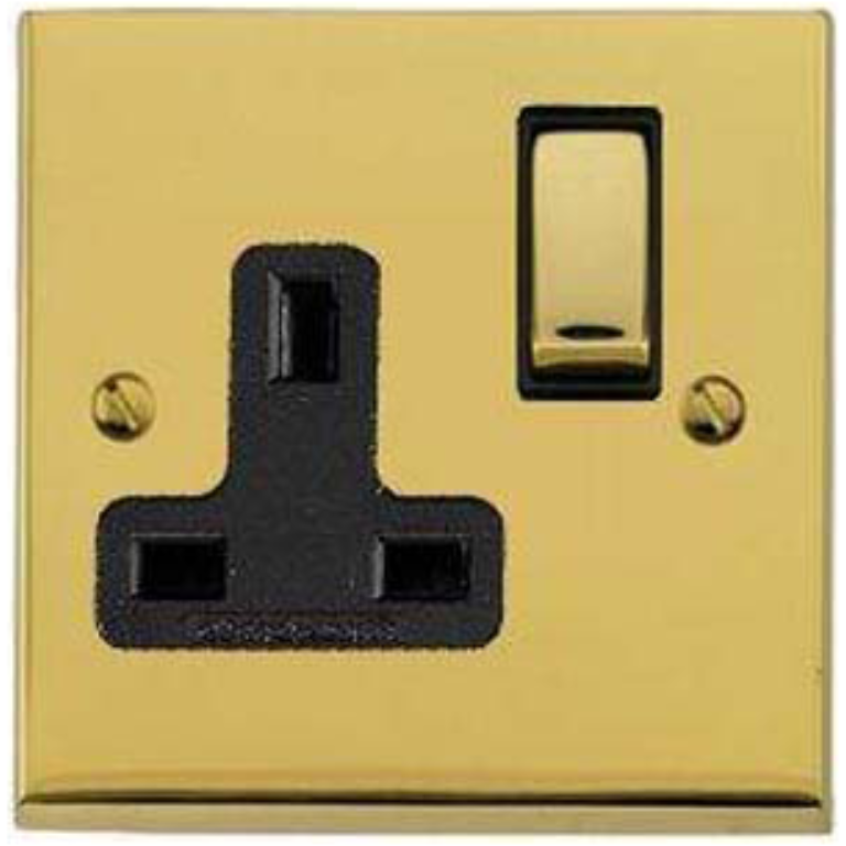 Heritage Brass 1 Gang 13A Socket | UKES