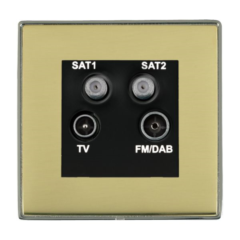 Hamilton Linea-Duo CFX Black Nickel Frame/Polished Brass Plate Non ...