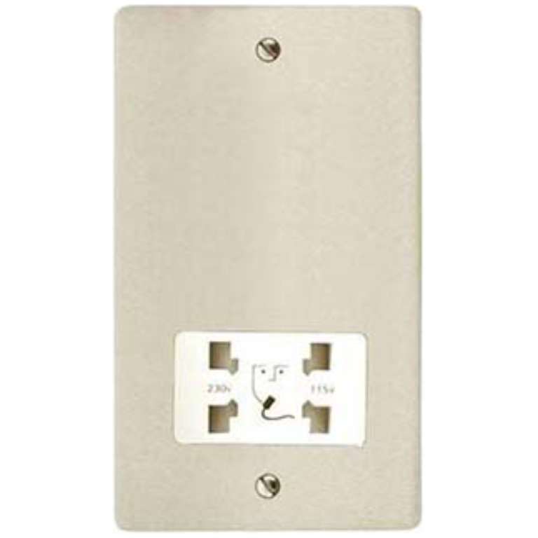 Heritage Brass Shaver Socket Dual Voltage | UKES