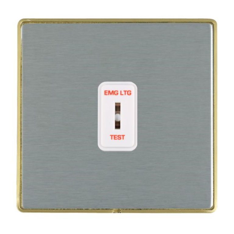 Hamilton Linea-Duo CFX Satin Brass Frame/Satin Steel Plate 20AX 2 Way ...