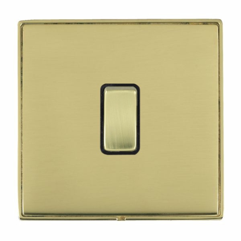 Hamilton Linea-Duo CFX Polished Brass Frame/Polished Brass Plate 1 Gang ...