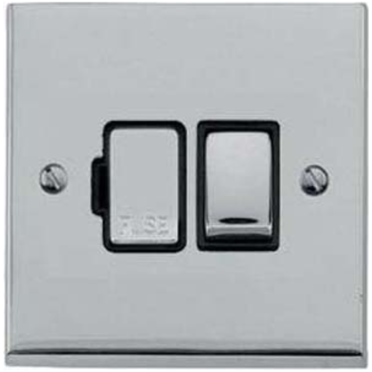 Heritage Brass Victorian Elite Polished Chrome 13A Switched Fused Spur ...