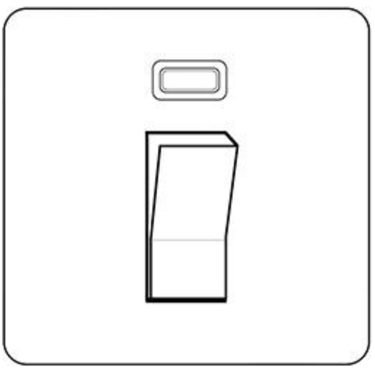 Heritage Brass Harmony Grid Victorian Polished Brass 45A Cooker Switch ...