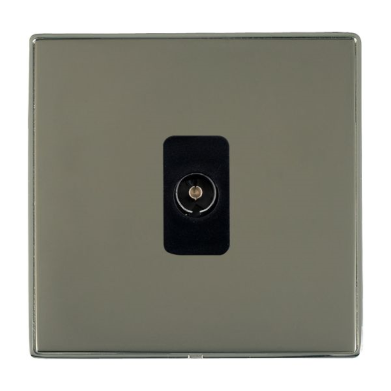 Hamilton Linea-Duo CFX Black Nickel Frame/Black Nickel Plate 1 Gang Non ...