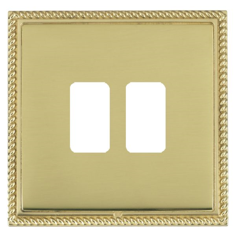 Hamilton Linea-Georgian CFX Polished Brass Frame/Polished Brass Plate 2 ...