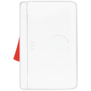 Click Metal Clad Pro Polar White 1 Gang 50A Double Pole Switch with Red ...