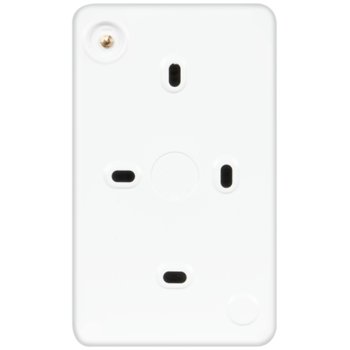 Click Metal Clad Pro Polar White 2 Gang (Vertical) 50A Double Pole ...