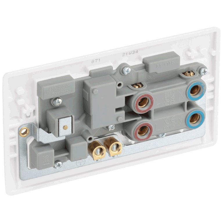 BG Electrical Nexus 45 Amp Cooker Control Unit with 13 Amp Socket | UKES