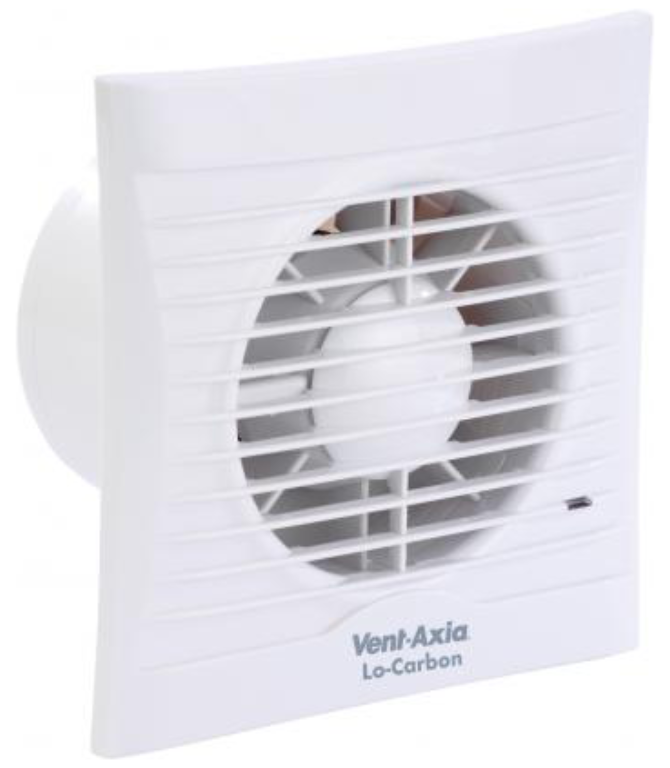 Vent-Axia Lo-Carbon Silhouette 100T 100 mm Extractor Fan 441625 | UKES