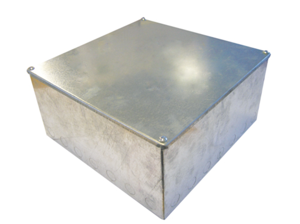 Norslo Adaptable box with knockout Galv 12x12x6 inch | UKES