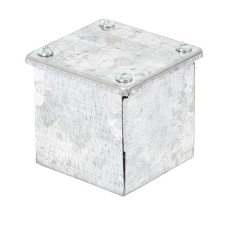 Norslo Adaptable box with knockout Galv 3x3x3 inch | UKES