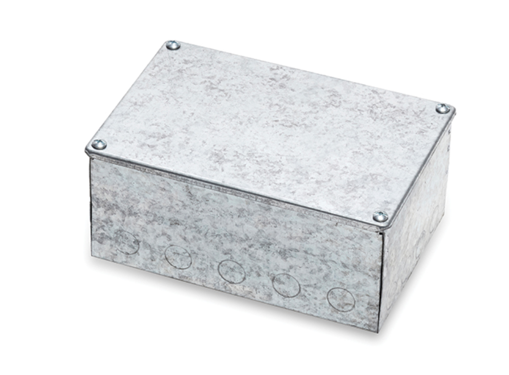 Norslo Adaptable box with knockout Galv 9x6x4 inch | UKES