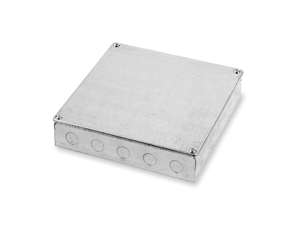 Norslo Adaptable box Plain Galv 9x9x2 inch | UKES