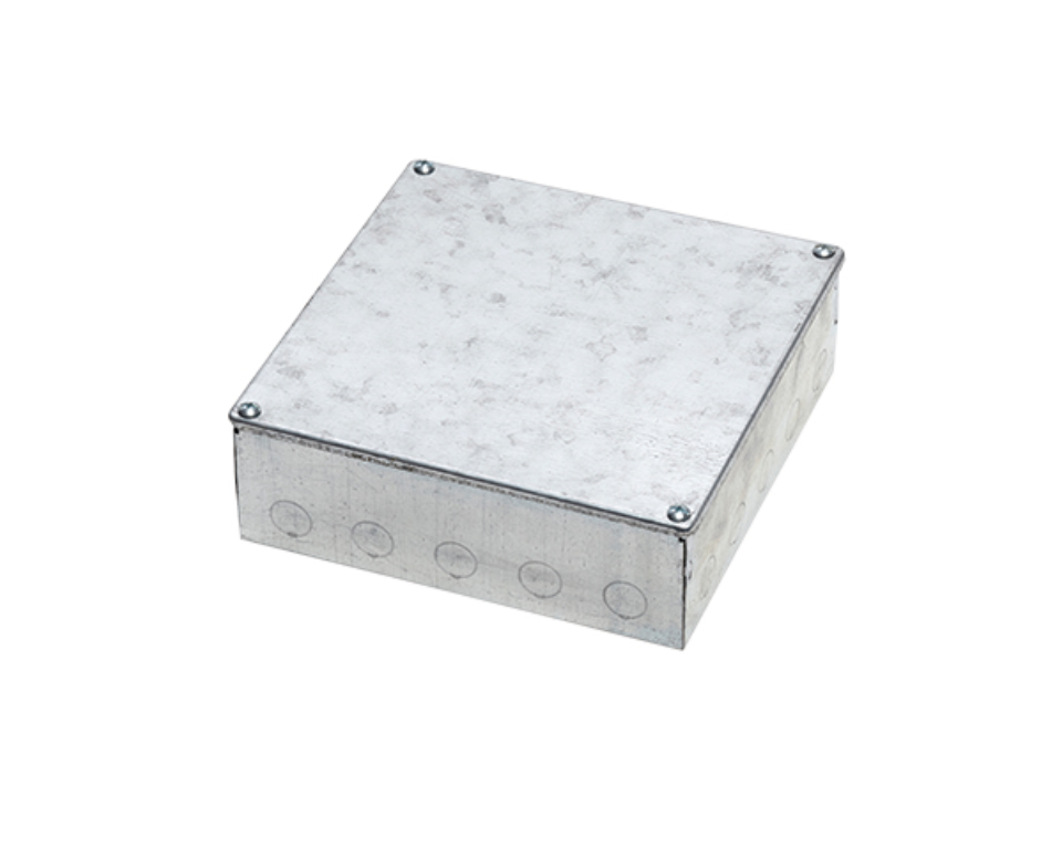 Norslo Adaptable box Plain Galv 9x9x3 inch | UKES