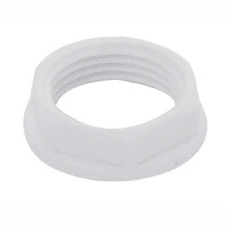 Norslo PVC Hex locknut White 20mm | UKES