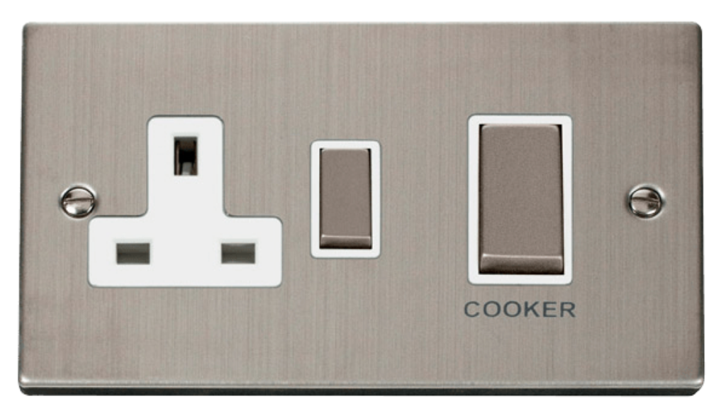 Click Deco Victorian Stainless Steel 45A Double Pole Ingot Cooker ...