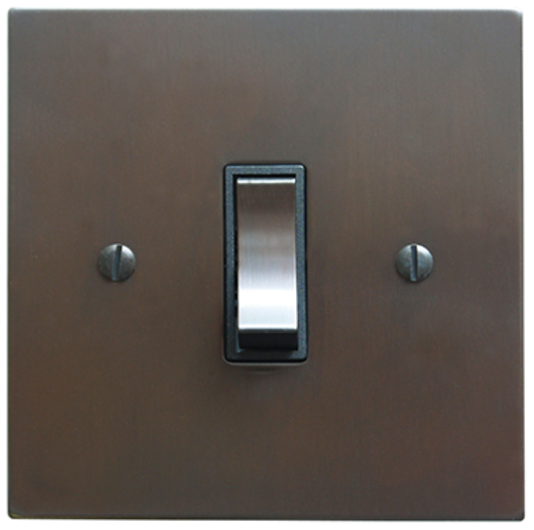 Focus SB Ambassador Square Corners 1 Gang 20A 2 Way Rocker Switch in ...