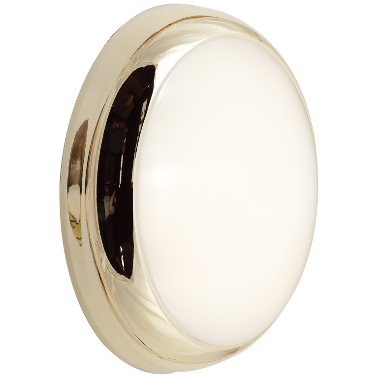 Ansell Lighting Brass Trim Ring for Disco 14/28W Wall/Ceiling Lights | UKES