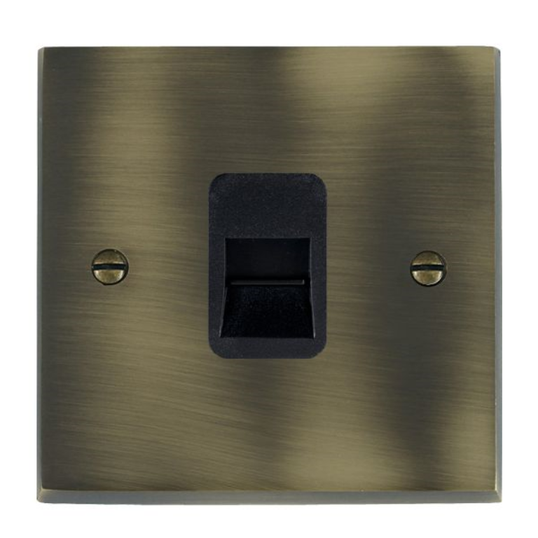 Hamilton Cheriton Victorian Antique Brass 1 Gang Telephone Master ...