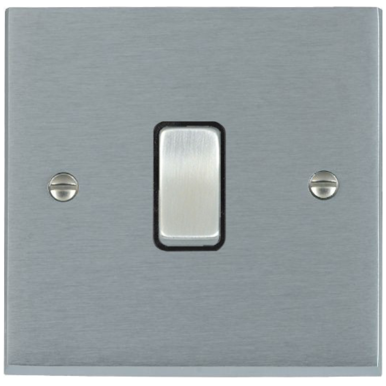 Hamilton Cheriton Victorian Satin Chrome 1 Gang 10AX Intermediate ...