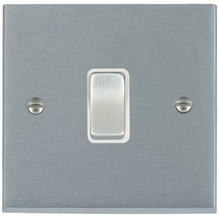 Hamilton Cheriton Victorian Satin Chrome 1 Gang 10AX Intermediate ...