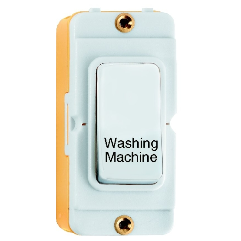 Hamilton GRID-IT 20AX Double Pole Washing Machine Switch Module with ...