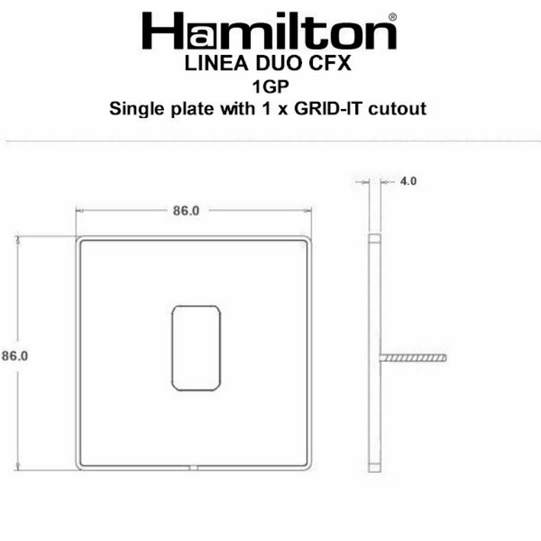 Hamilton Linea-Duo CFX Connaught Bronze Frame/Connaught Bronze Plate 1 ...